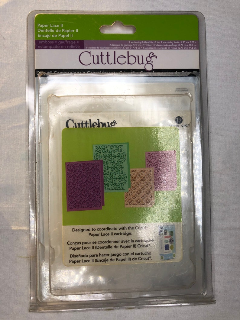 Cricut Cuttlebug Embossing Folders New in Packaging Winter - Etsy