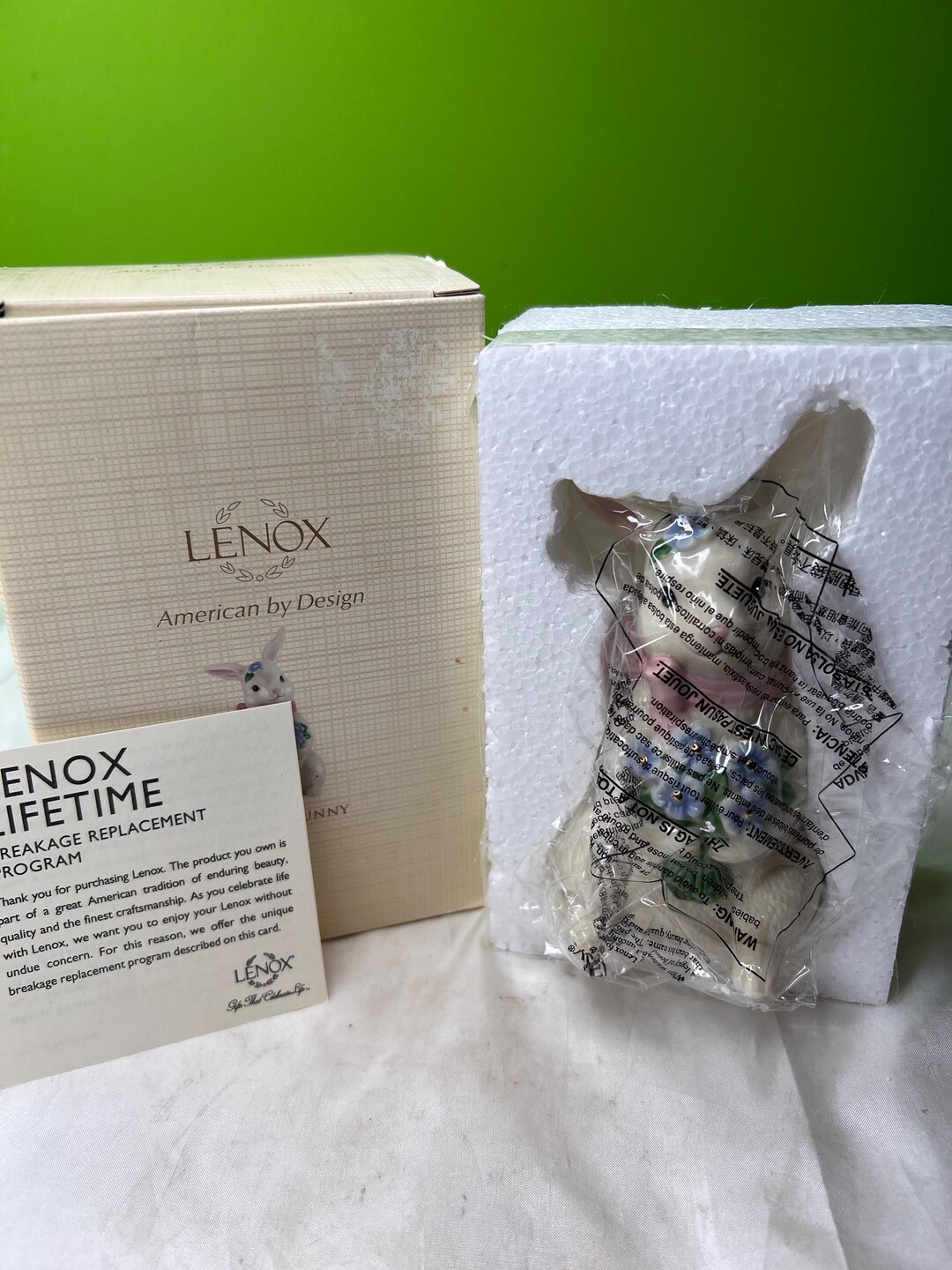 Vintage Lenox Spring Bunny Porcelain Figurine New in Box - Etsy