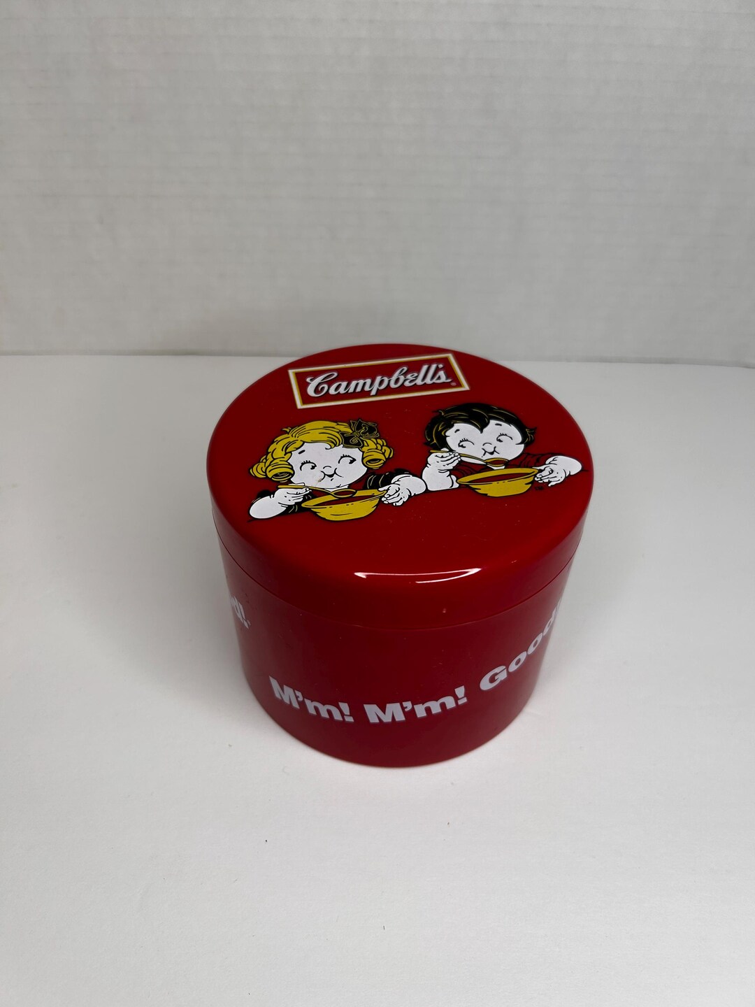 Vintage Campbell's Soup Kids Plastic Red Portable Soup Container/lidded ...