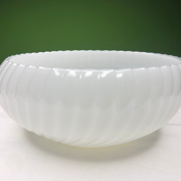 Swirl Milk Glass - Etsy