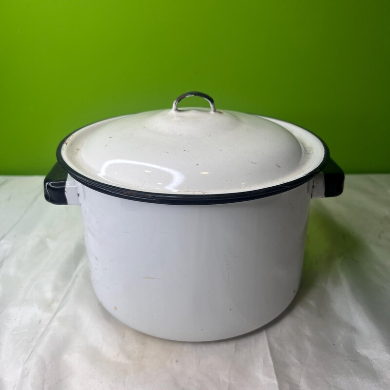 Enamelware Stock Pot - Etsy