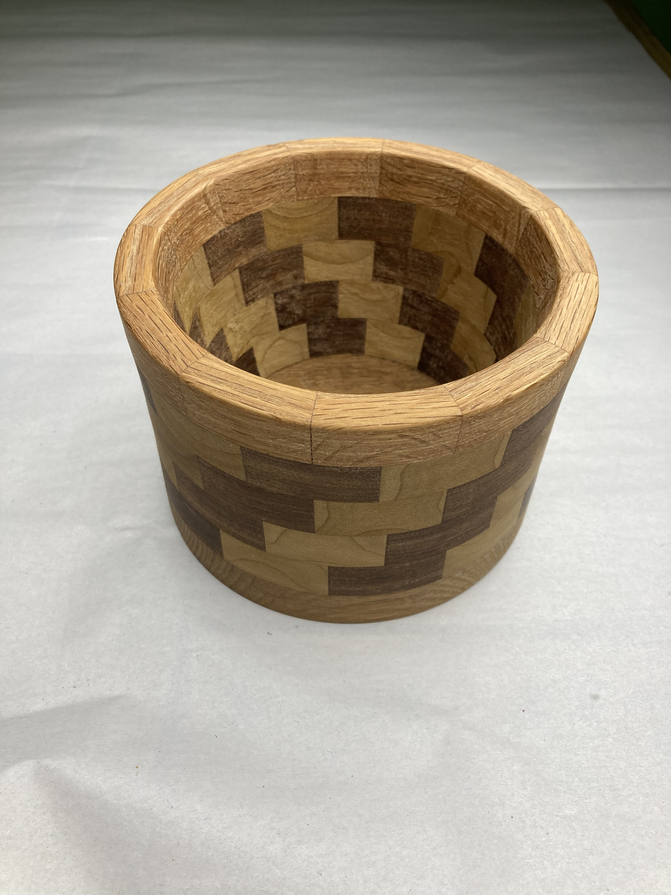 Vintage Segmented Hand Turned Wooden Bowl - Etsy