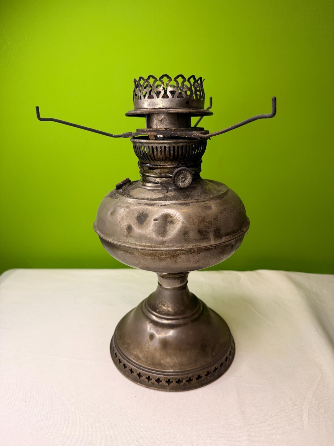 Vintage Looks to Be Rayo Center Draft Kerosene Metal Oil Lamp - Etsy