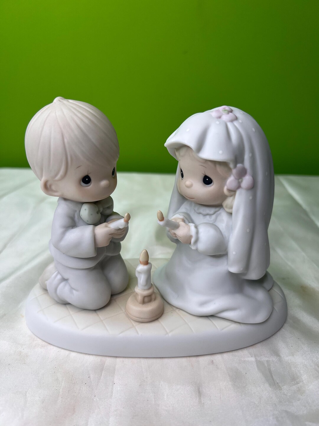 Vintage 1988 Precious Moments Wedding Figurine – "the Lord is Your ...