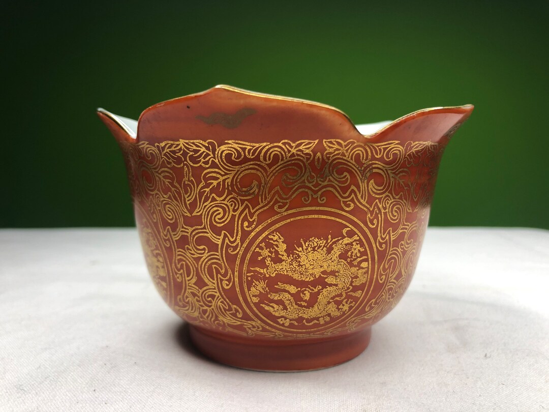 Vintage Fine Porcelain Lotus Bowl From Japan From OMC With Classic ...