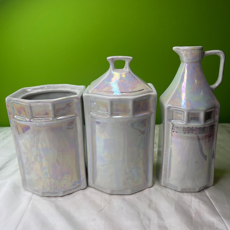 Lusterware Jar - Etsy