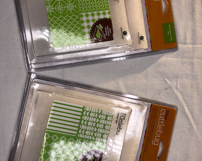 Cricut Cuttlebug Embossing Folders New in Packaging James’ Set and ...