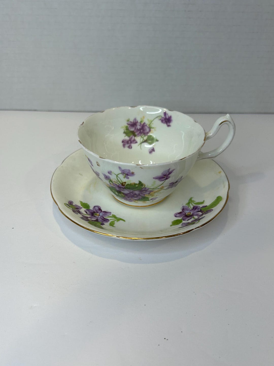 Vintage Royal Stuart Spencer Stevenson England Porcelain Lavender ...
