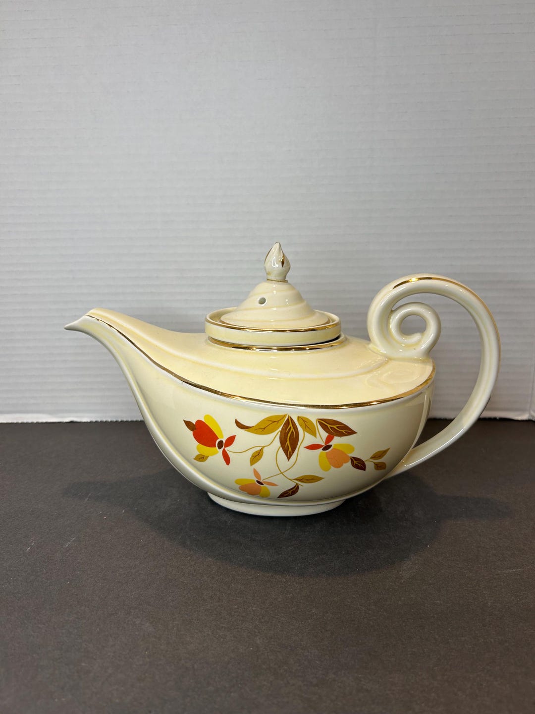 Vintage Hall's Superior Mary Dunbar Kitchenware Aladdin Autumn Leaves ...