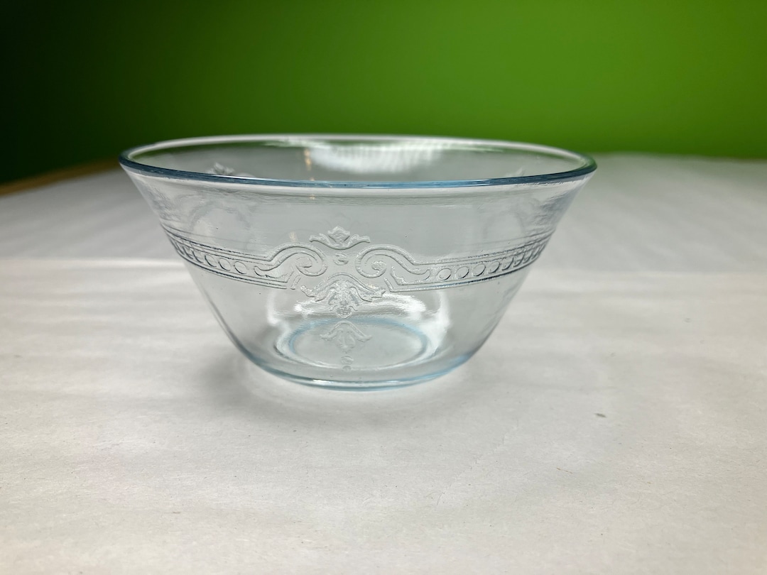 Vintage Fire King Saphire Blue Glass Dessert Bowl Philbe Pattern ...