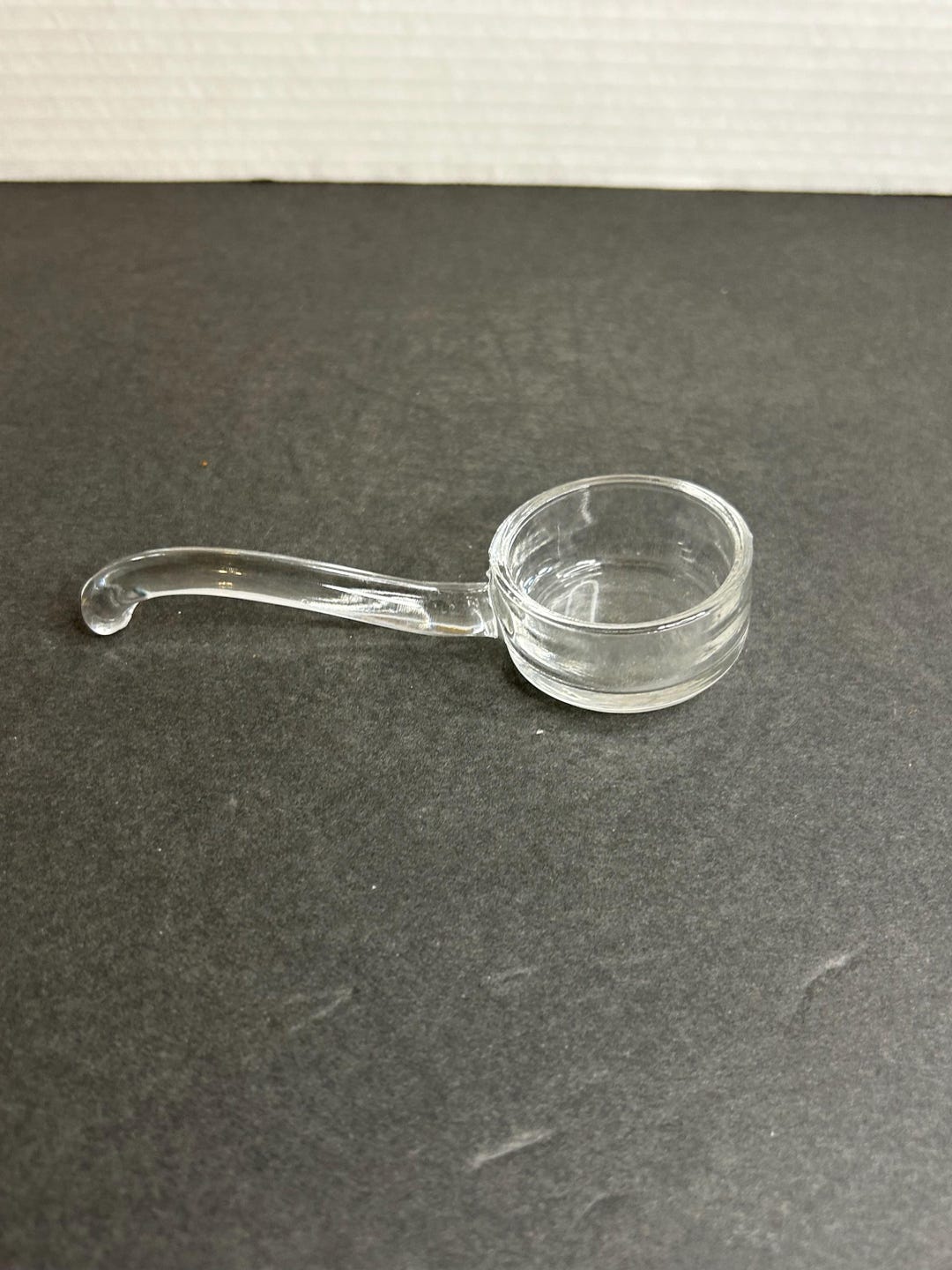 Vintage Clear Glass Condiment/sauce Small Ladle Spoon - Etsy