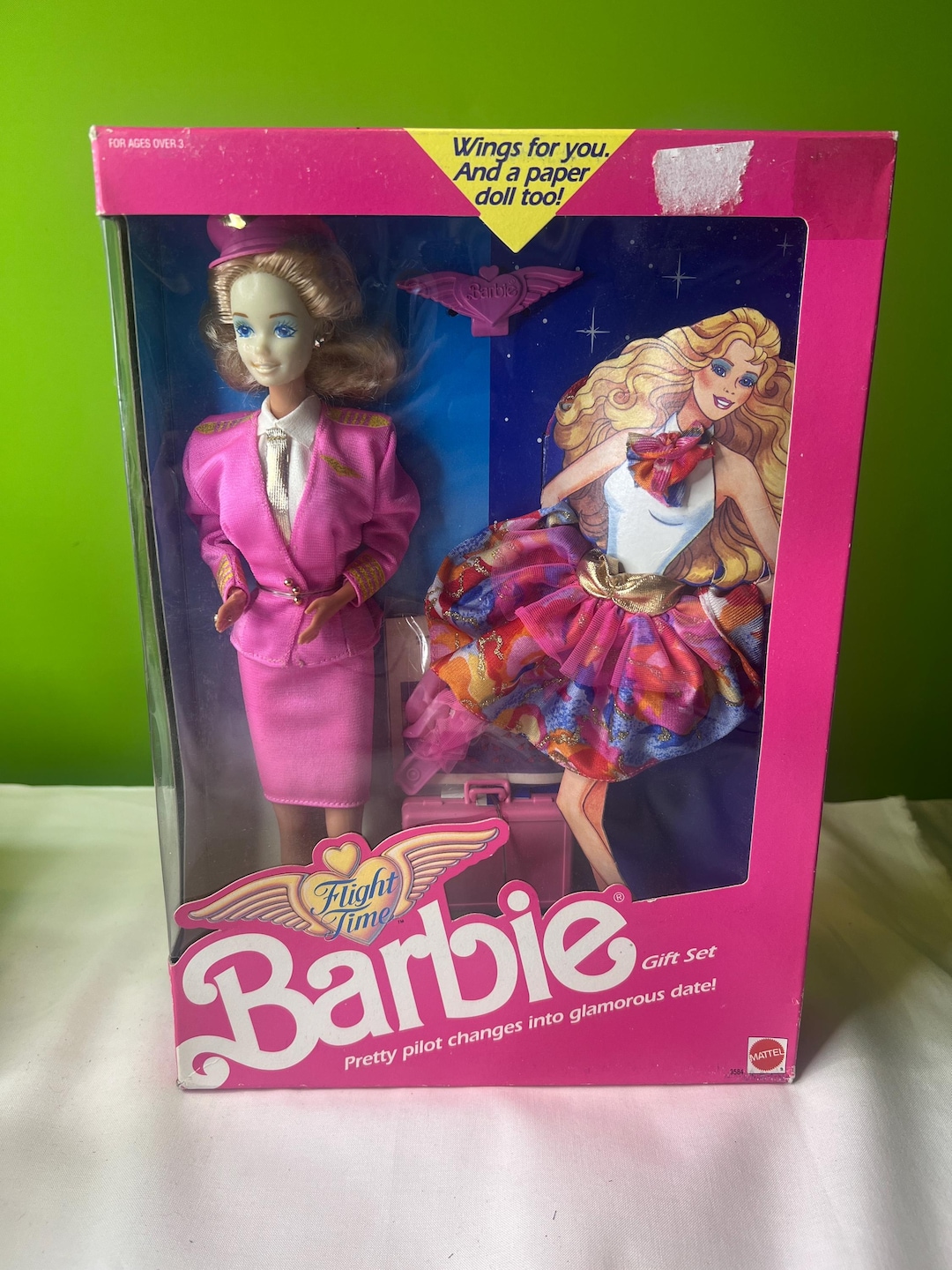Vintage Mattel Flight Time Barbie Doll Gift Set With Paper Doll and ...