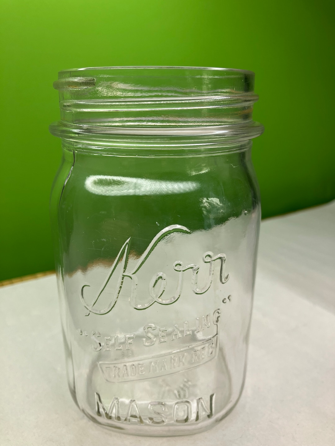 Vintage Kerr Clear Self Sealing Glass Mason Jar - Etsy