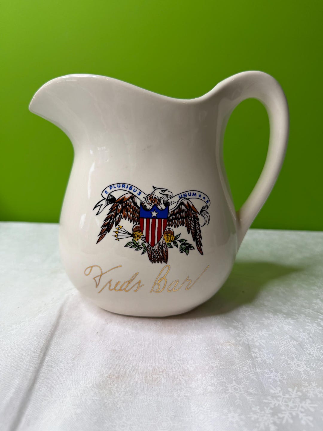 Vintage Pitcher. Bicentennial E Pluribus Unum 1776 Theme - Etsy
