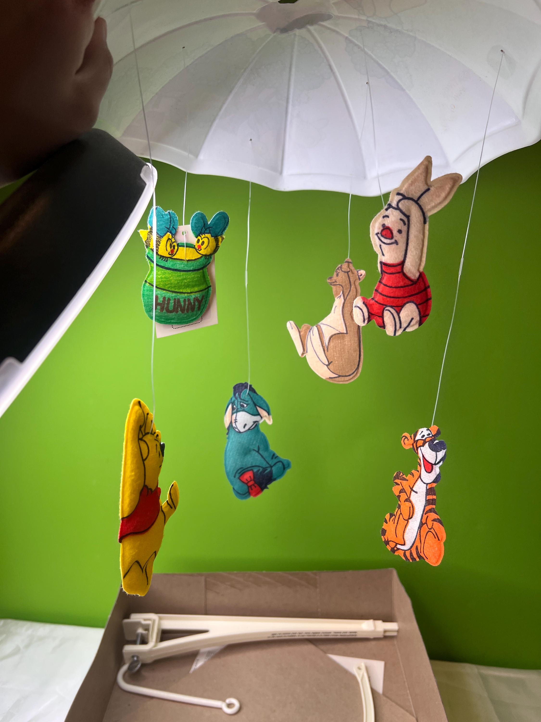 Vintage Disney Winnie the Pooh Tigger Musical Crib Mobile Baby ...