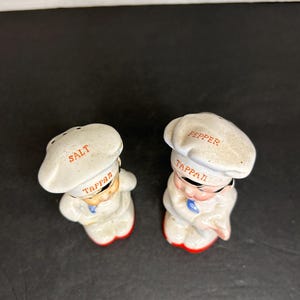 Vintage Tappan Japan Little Chefs Matching Salt and Pepper Shakers - Etsy
