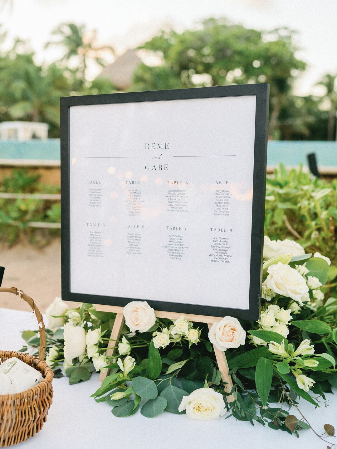 Minimalistic Wedding Seating Chart Sign, Bridal Sign, DOWNLOADABLE ...