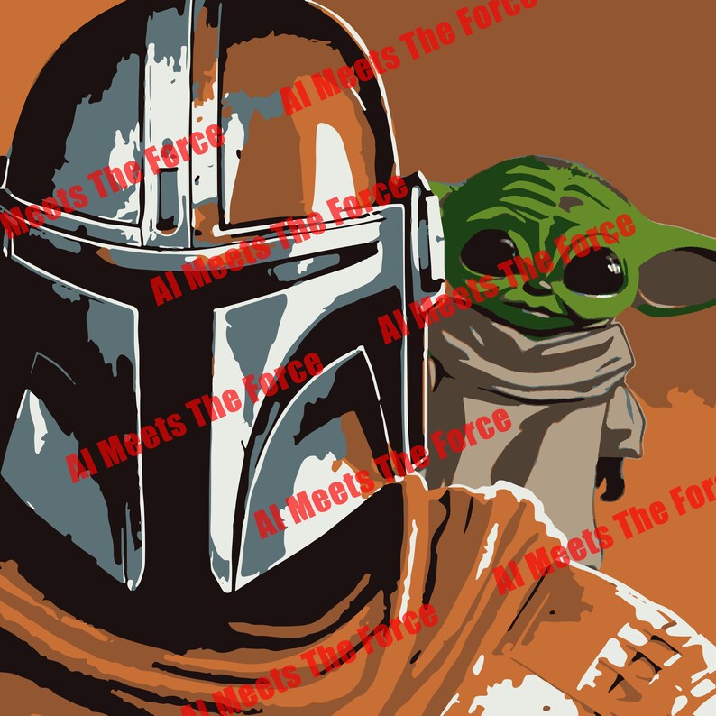 Start Wars Mandalorian With Grogu AI Generated Digital - Etsy Start Wars Mandalorian With Grogu AI Generated Digital - Etsy