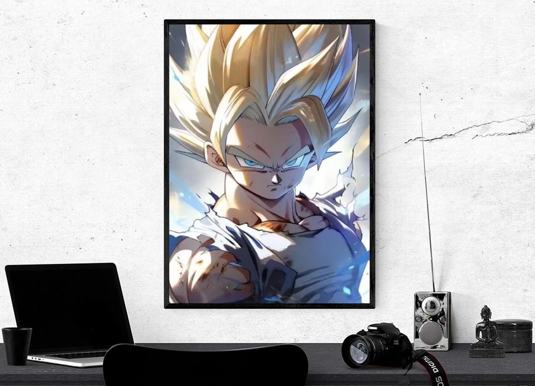 Japan Classic Hot-blooded Anime Dragon Ball Super Saiyan Goku Gohan HD ...