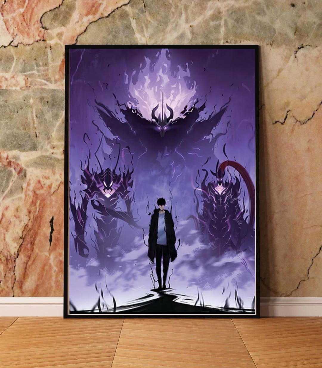 Sung Jin-woo - Solo Leveling Wall Decoration - Anime Poster, Jin-woo ...