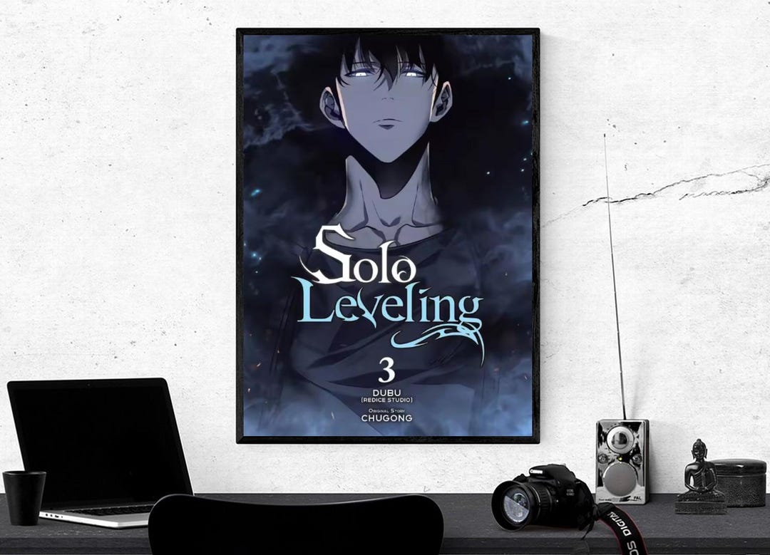 Solo Leveling Anime Poster Print for Living Room Home Decor Korean Pop ...