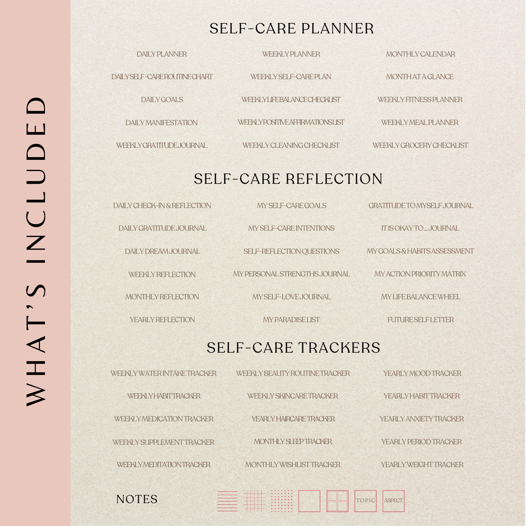 Self-care Planner Printable Mindfulness Workbook Self-love Journal ...