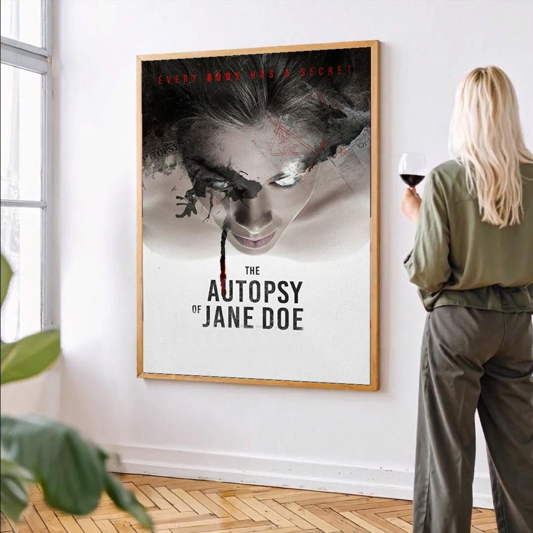 The Autopsy of Jane Doe 2016 Vintage Poster Minimal Horror Film Art ...