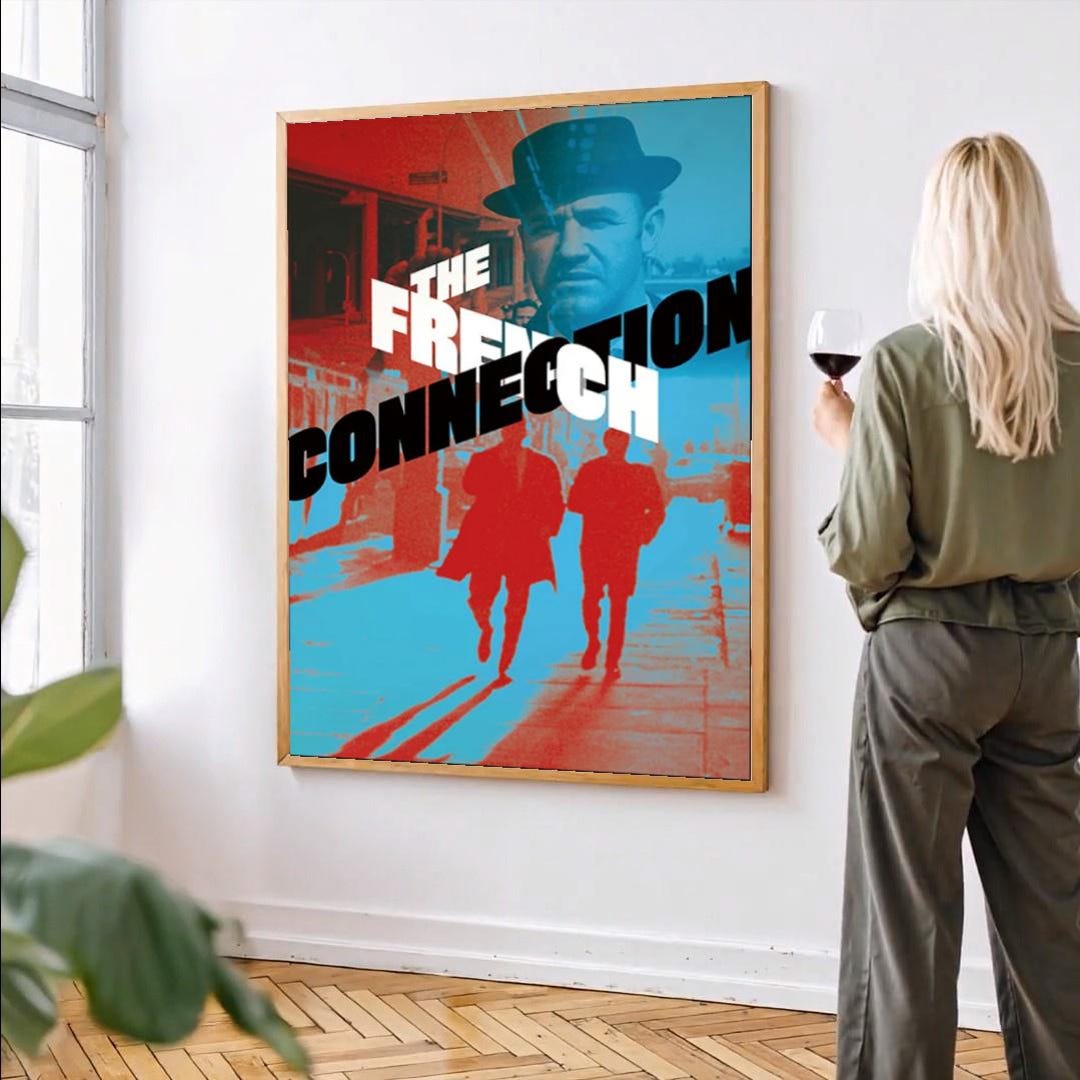 The French Connection 1971 Movie Poster Wall Art for Home Office - Etsy