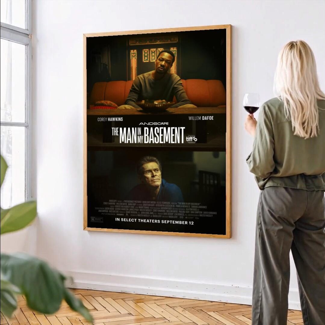 The Man in My Basement Movie Poster 2025 Thriller Film Print for Home ...