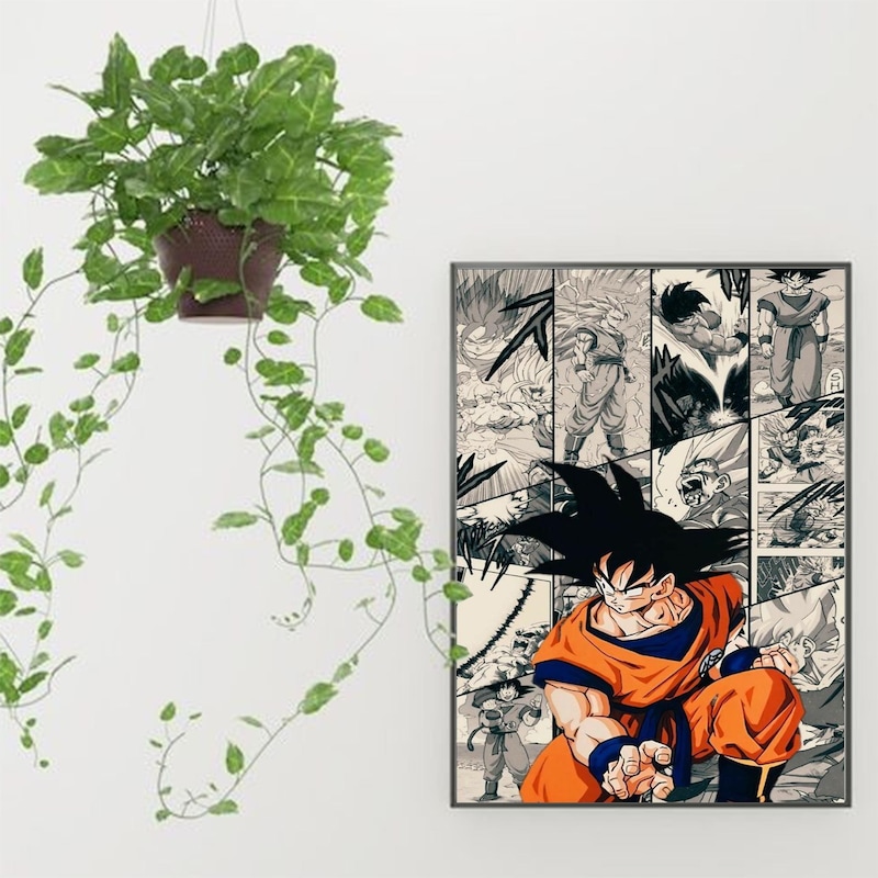 Dragon Ball Manga Panel - Etsy