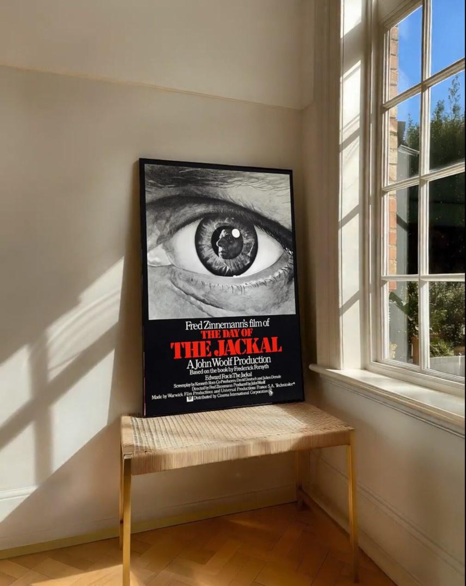 The Day of the Jackal 1973 Movie Poster Vintage Wall Art Print Home ...