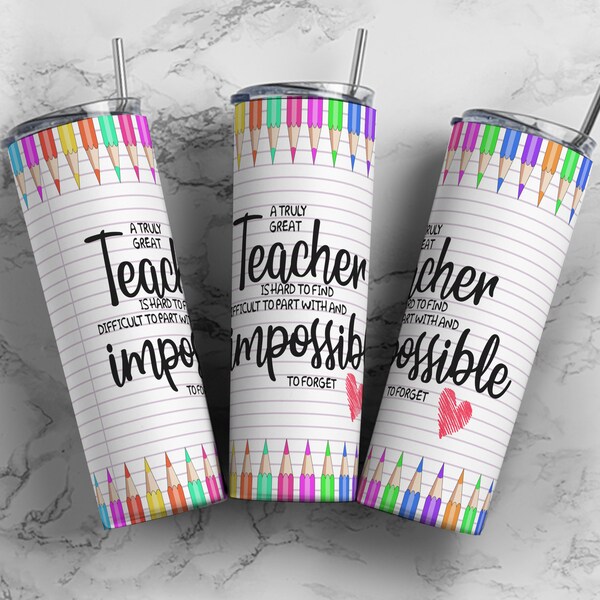 Teacher Tumbler - Etsy