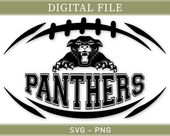 Panthers Svg Panther Svg Panther Mascot Svg Football - Etsy