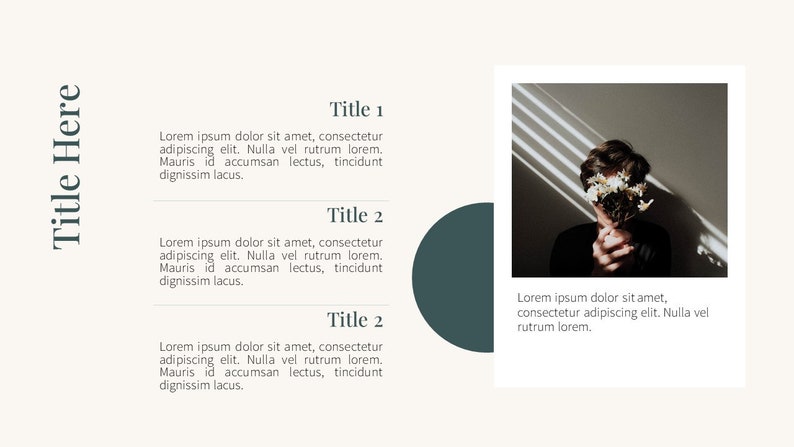 Neutral, Warm and Pastel Colours Powerpoint Template - Elegant ...