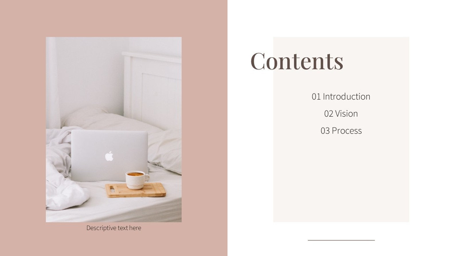 Beautiful Warm Tone Powerpoint Template - Elegant, Feminine, Classy ...