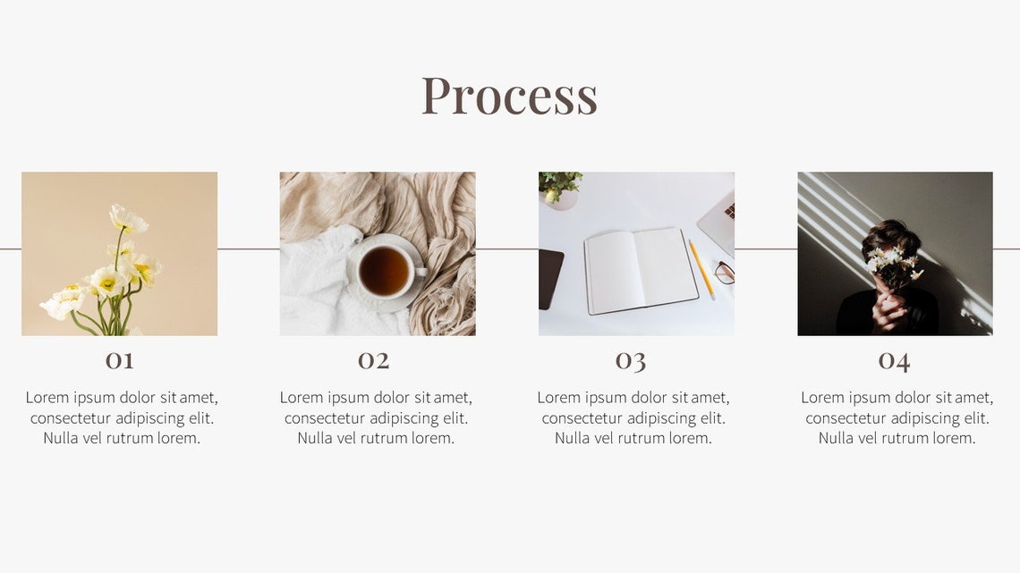 Beautiful Warm Tone Powerpoint Template - Elegant, Feminine, Classy ...