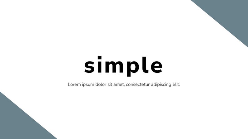 Minimalist Professional Powerpoint Template - Elegant, Cool, Classy ...