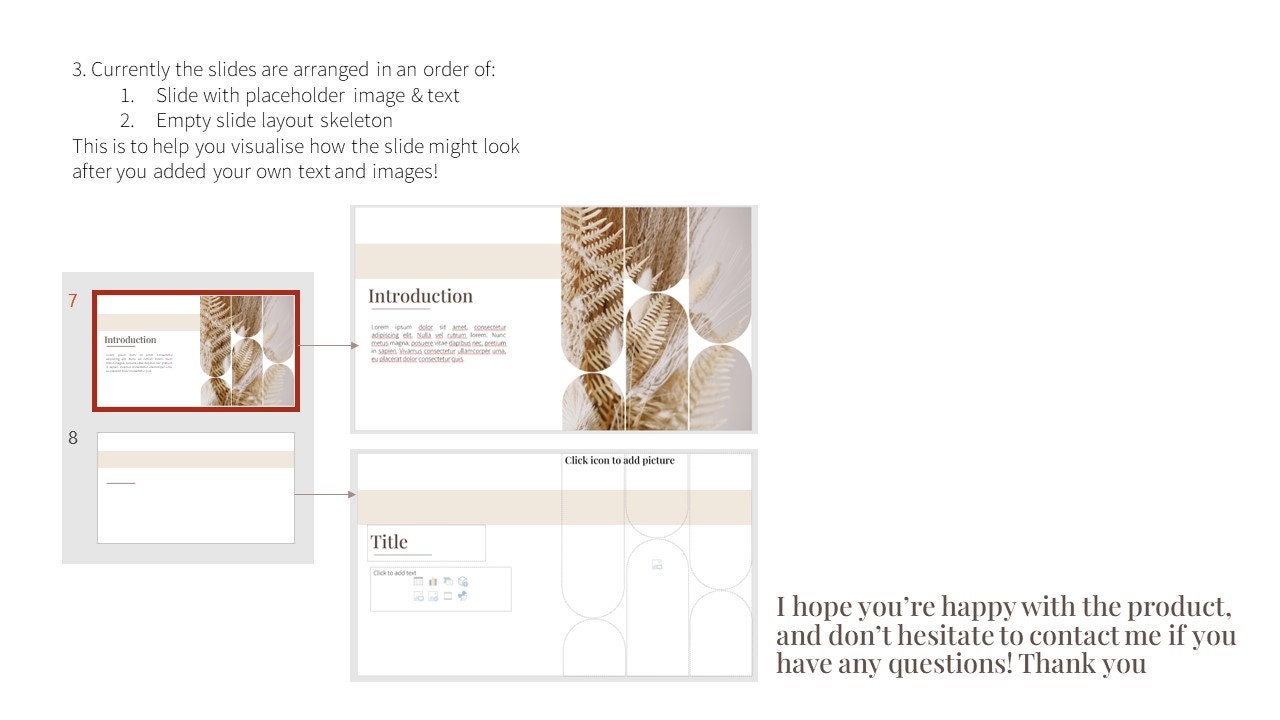 Beautiful Warm Tone Powerpoint Template - Elegant, Feminine, Classy ...