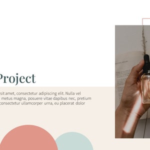 Neutral, Warm and Pastel Colours Powerpoint Template - Elegant ...