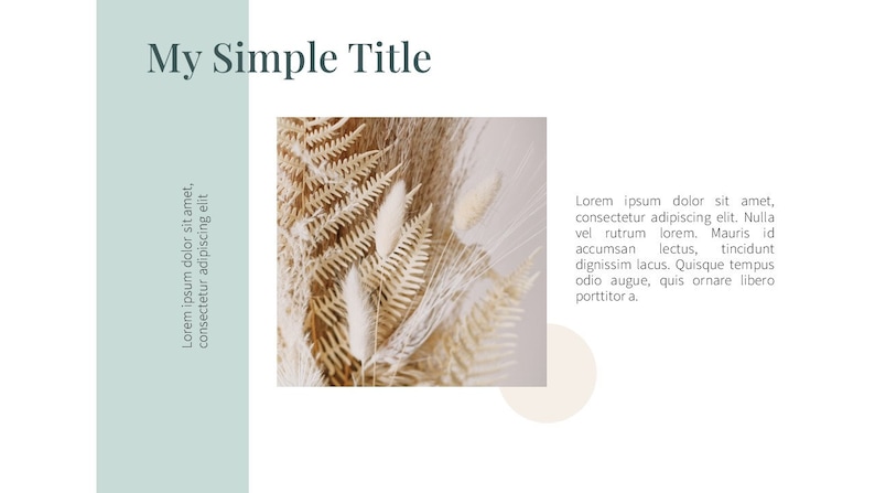 Neutral, Warm and Pastel Colours Powerpoint Template Elegant, Feminine ...