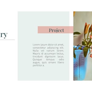 Neutral, Warm and Pastel Colours Powerpoint Template - Elegant ...