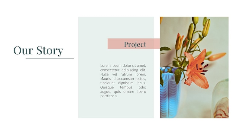 Neutral, Warm and Pastel Colours Powerpoint Template - Elegant ...