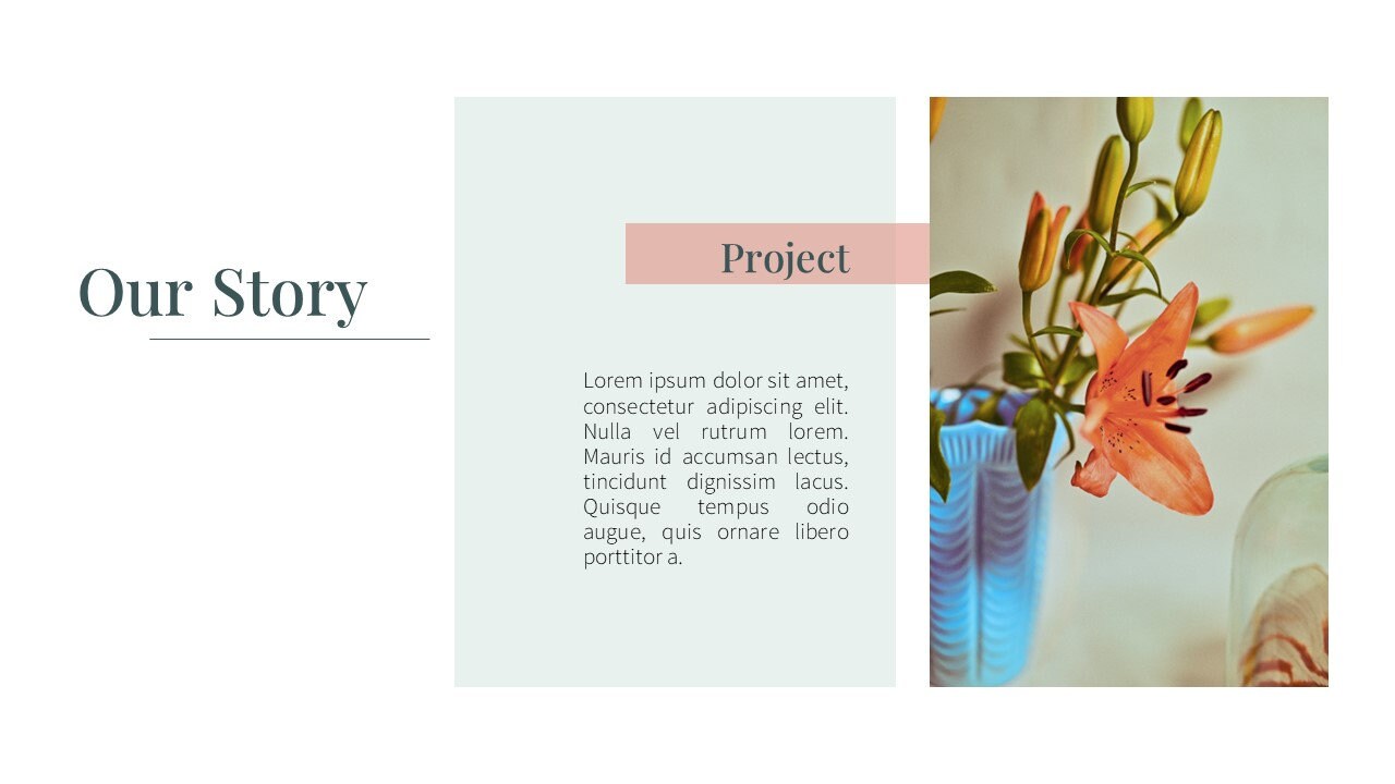 Neutral, Warm and Pastel Colours Powerpoint Template - Elegant ...