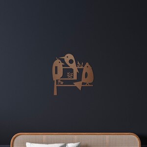 Modern Birds Metal Art, Bird Wall Art, Minimalist Wall Art, Bird Wall ...