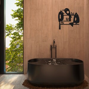 Modern Birds Metal Art, Bird Wall Art, Minimalist Wall Art, Bird Wall ...