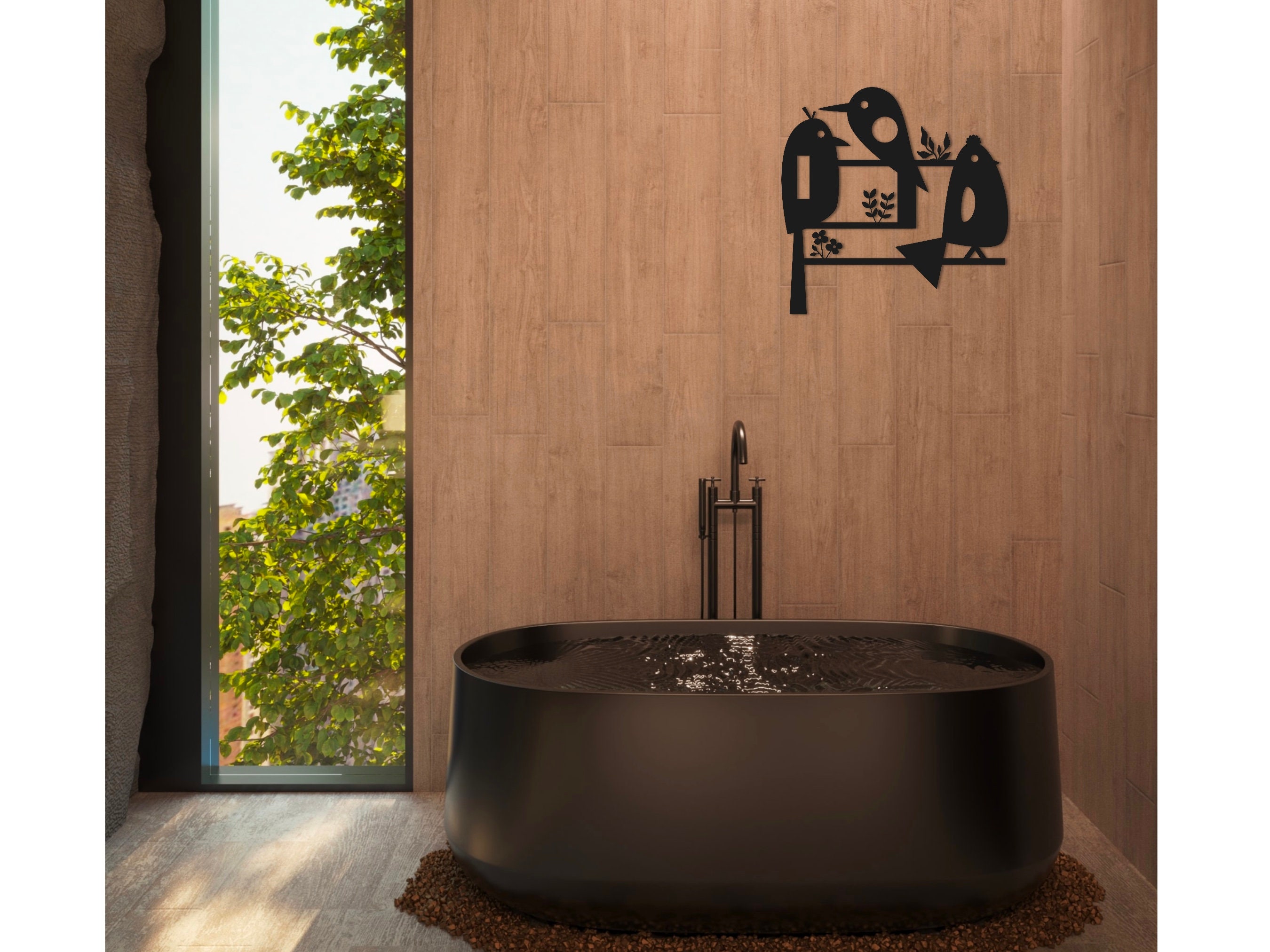 Modern Birds Metal Art, Bird Wall Art, Minimalist Wall Art, Bird Wall ...