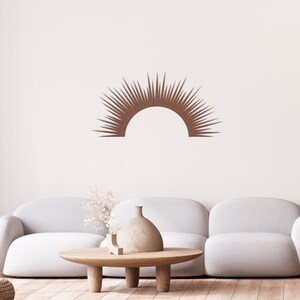 Sun Metal Wall Art, Modern Boho Sun Burst, Sunrise, Sunset Wall Decor ...