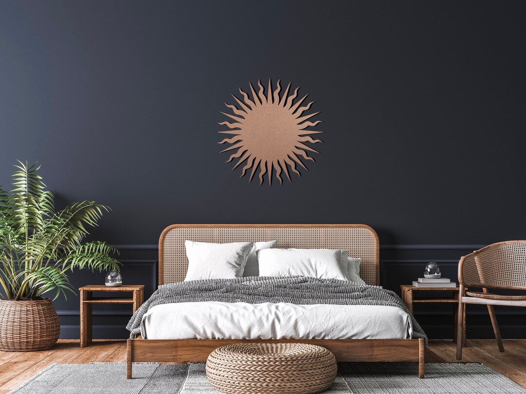 Sun Metal Wall Art, Boho Sun Burst, Sunrise / Sunset Wall Decor ...