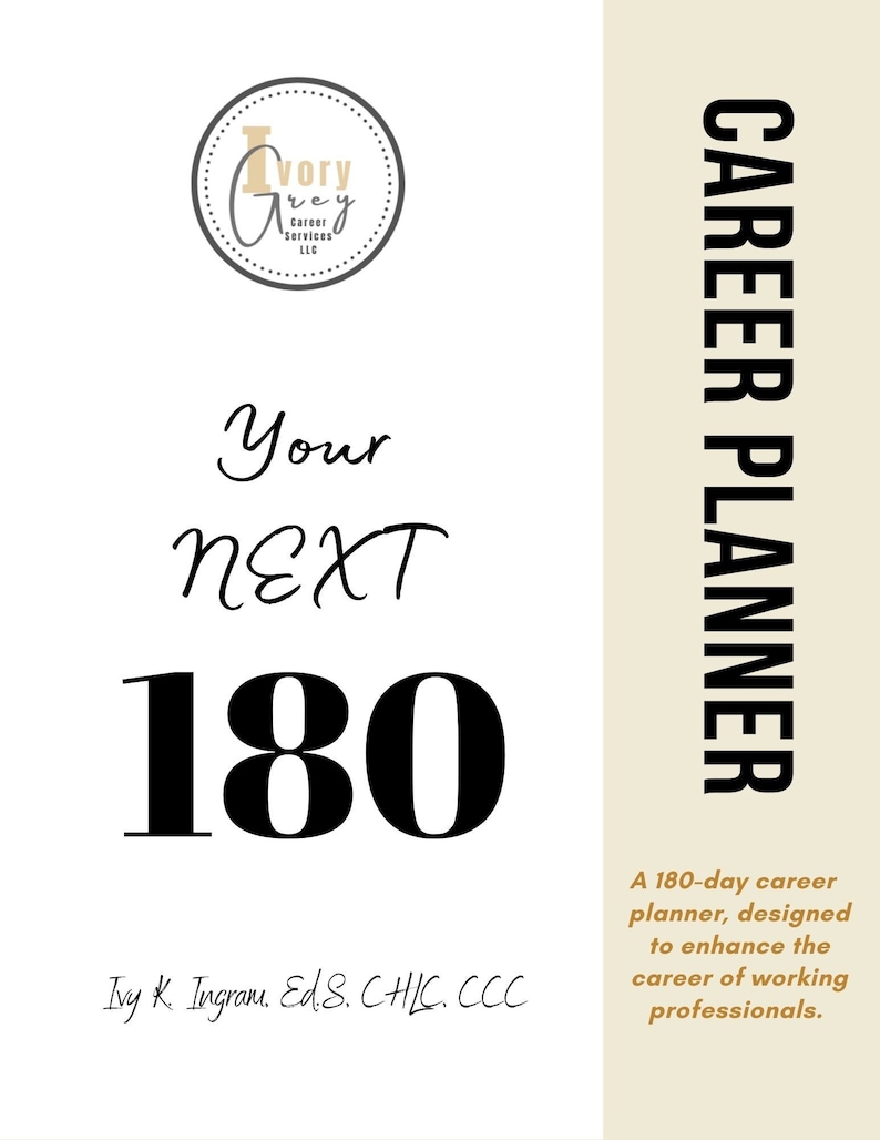 Your Next 180: the 180 Day Career Planner - Etsy