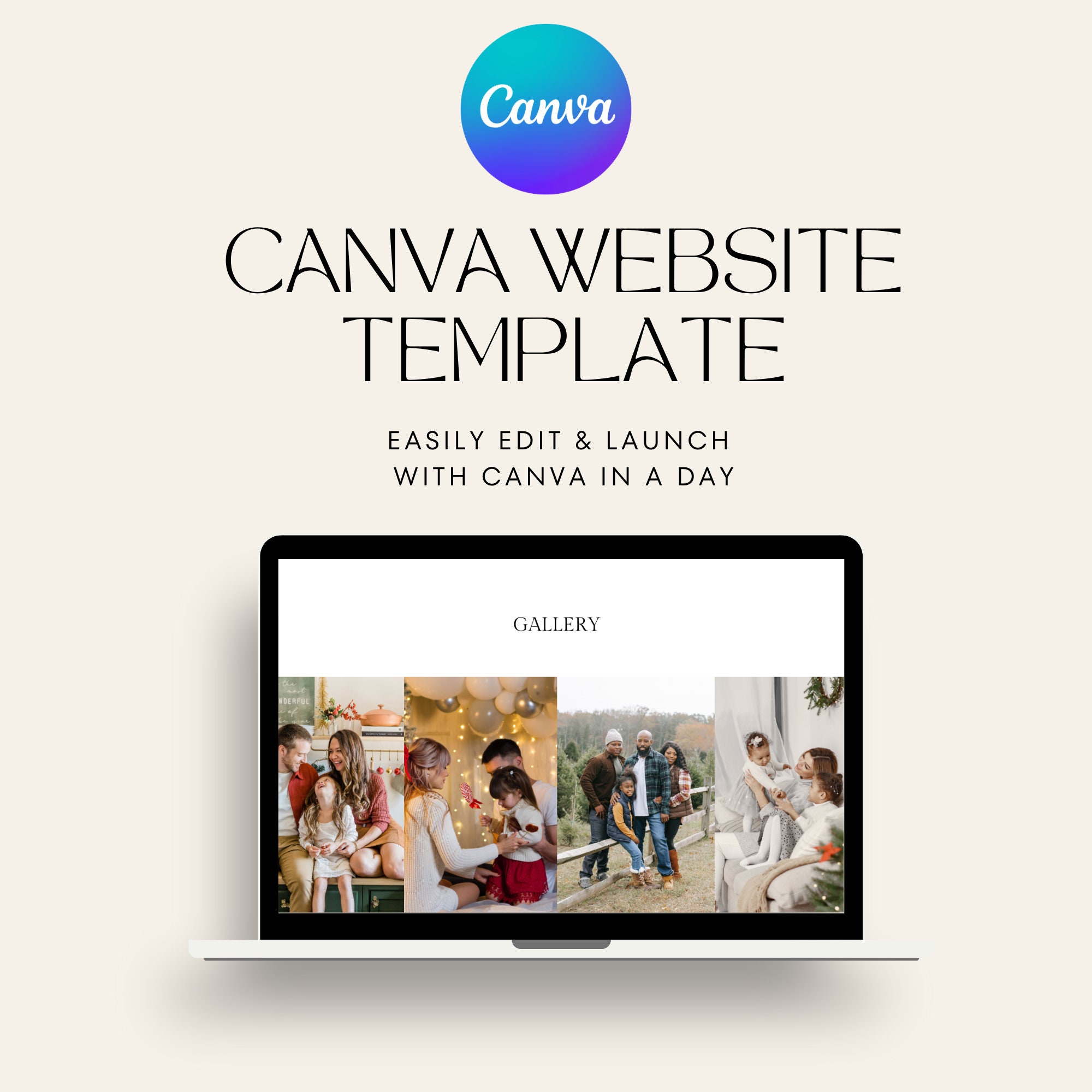 Canva Website Canva Template Photographer Canva Website - Etsy